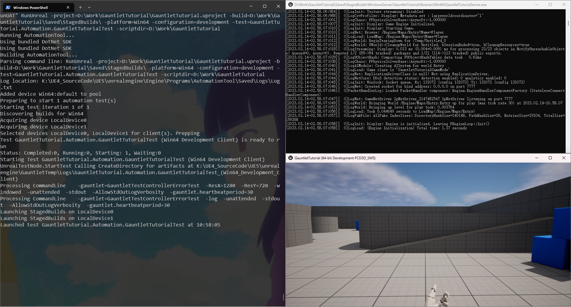 UE5：简述Gauntlet的原理和使用 | Mapz's Blog